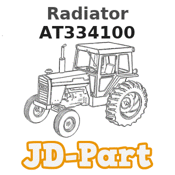 AT334100 John Deere Radiator :: AVS.Parts