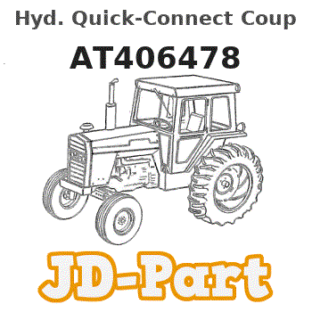 AT406478 John Deere Hyd. Quick-Connect Coupler :: AVS.Parts