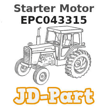 EPC043315 John Deere Starter Motor :: AVS.Parts