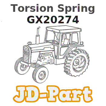 GX20274 John Deere Torsion Spring :: AVS.Parts