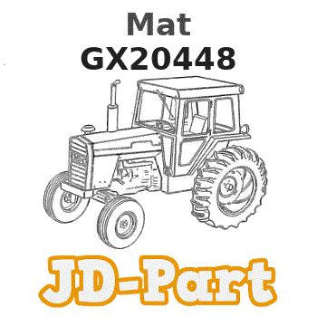 GX20448 John Deere Mat :: AVS.Parts