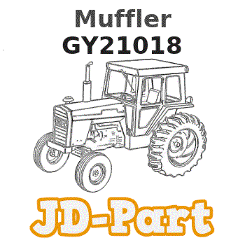 GY21018 John Deere Muffler :: AVS.Parts