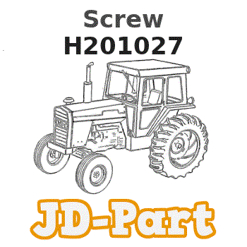 H201027 John Deere Screw :: AVS.Parts