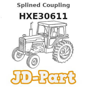 HXE30611 John Deere Splined Coupling :: AVS.Parts