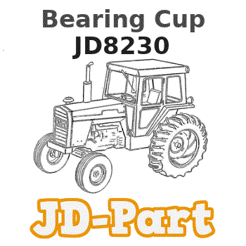 JD8230 John Deere Bearing Cup :: AVS.Parts