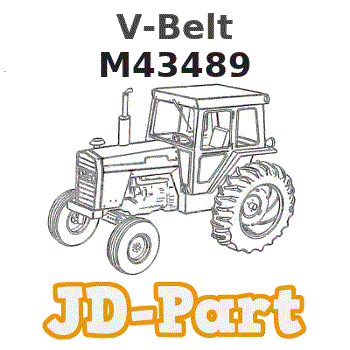 M43489 John Deere V-Belt :: AVS.Parts