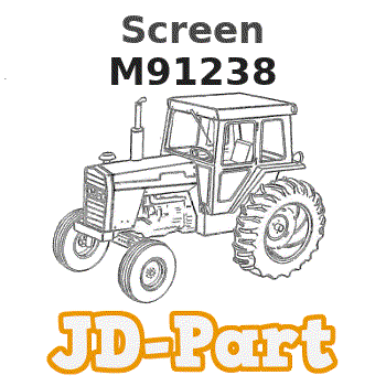 M91238 John Deere Screen :: AVS.Parts
