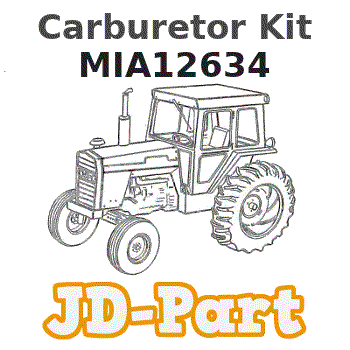 MIA12634 John Deere Carburetor Kit :: AVS.Parts