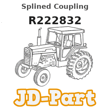R222832 John Deere Splined Coupling :: AVS.Parts