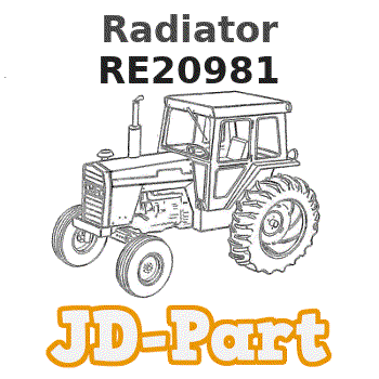 RE20981 John Deere Radiator :: AVS.Parts