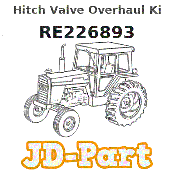 RE226893 John Deere Hitch Valve Overhaul Kit :: AVS.Parts