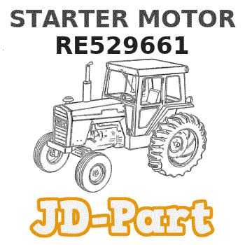 RE529661 John Deere STARTER MOTOR :: AVS.Parts