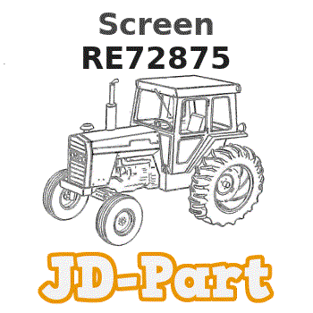 RE72875 John Deere Screen :: AVS.Parts