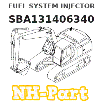 SBA131406340 New Holland FUEL SYSTEM INJECTOR