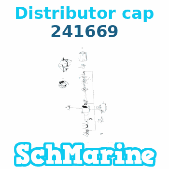 241669 Volvo Penta Distributor cap