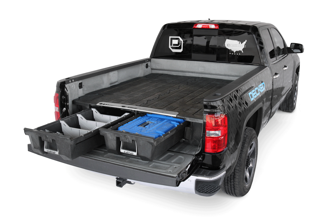 DECKED DG6 Two Drawer Storage System for A Full Size Pick Up Truck