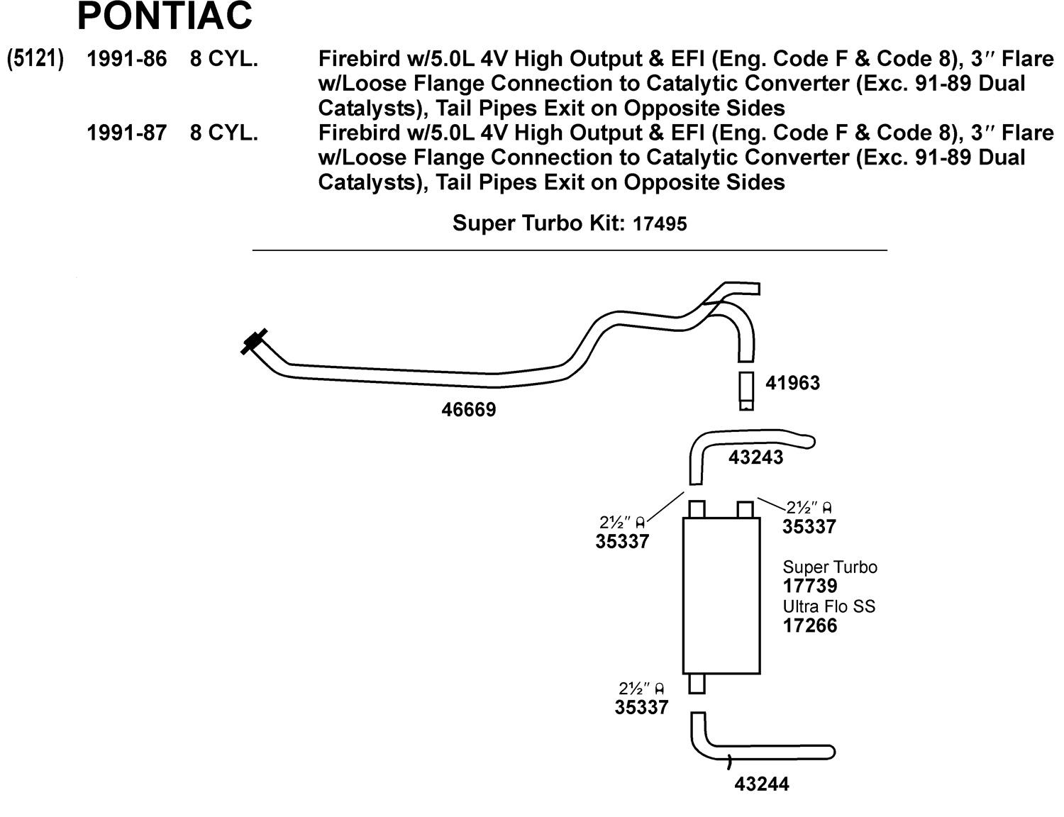 Dynomax 17495 Dynomax Super Turbo Dual System