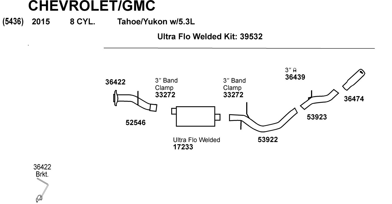 Dynomax 52546 Dynomax Intermediate Pipe