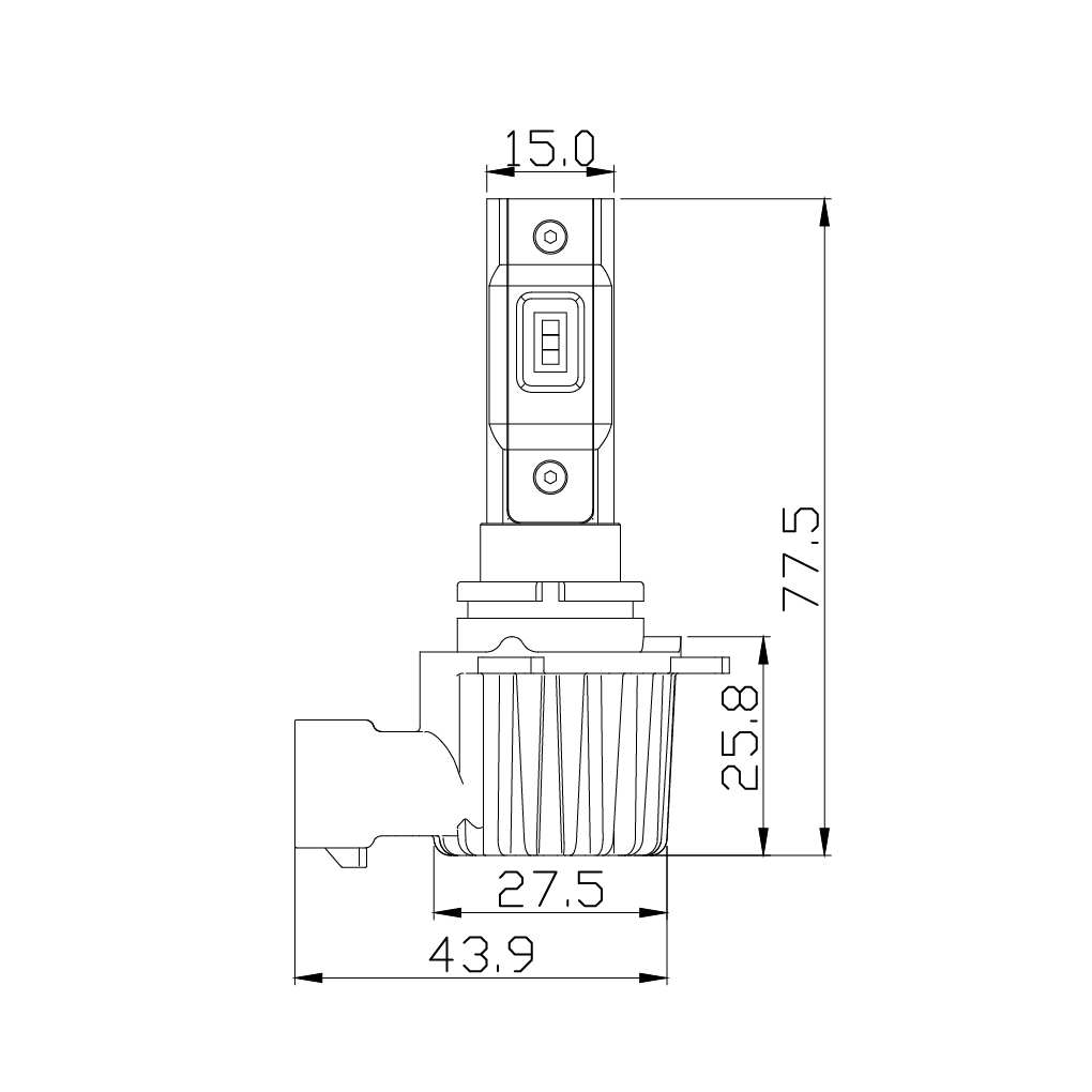 ARC Lighting 21121 Concept Series 9012 LED Bulb Kit (2 EA)