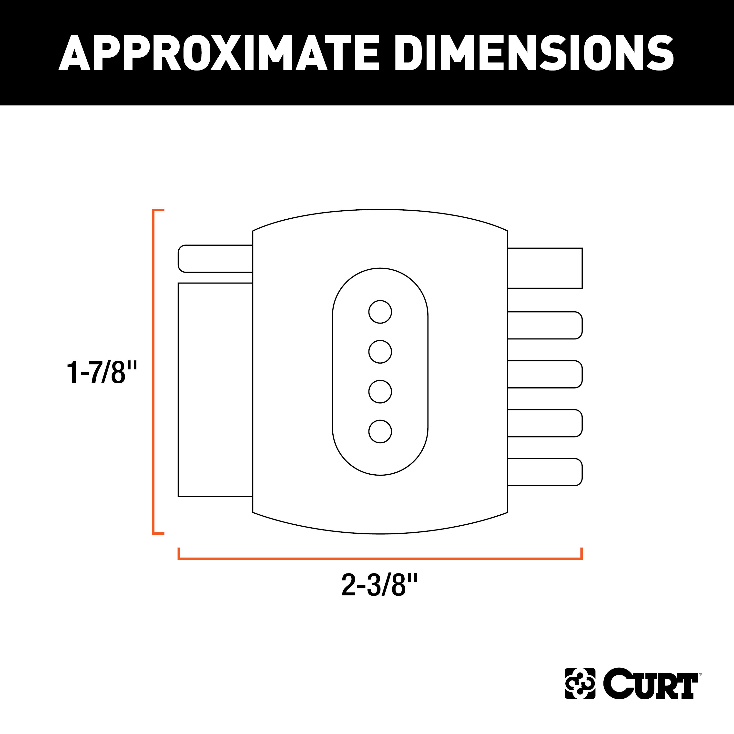 CURT 57505 5-Way Flat Connector Tester