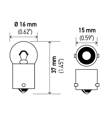 Hella Inc 67TB 67 Bulb