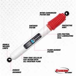 Rancho RS5404 RS5000 Steering Stabilizer