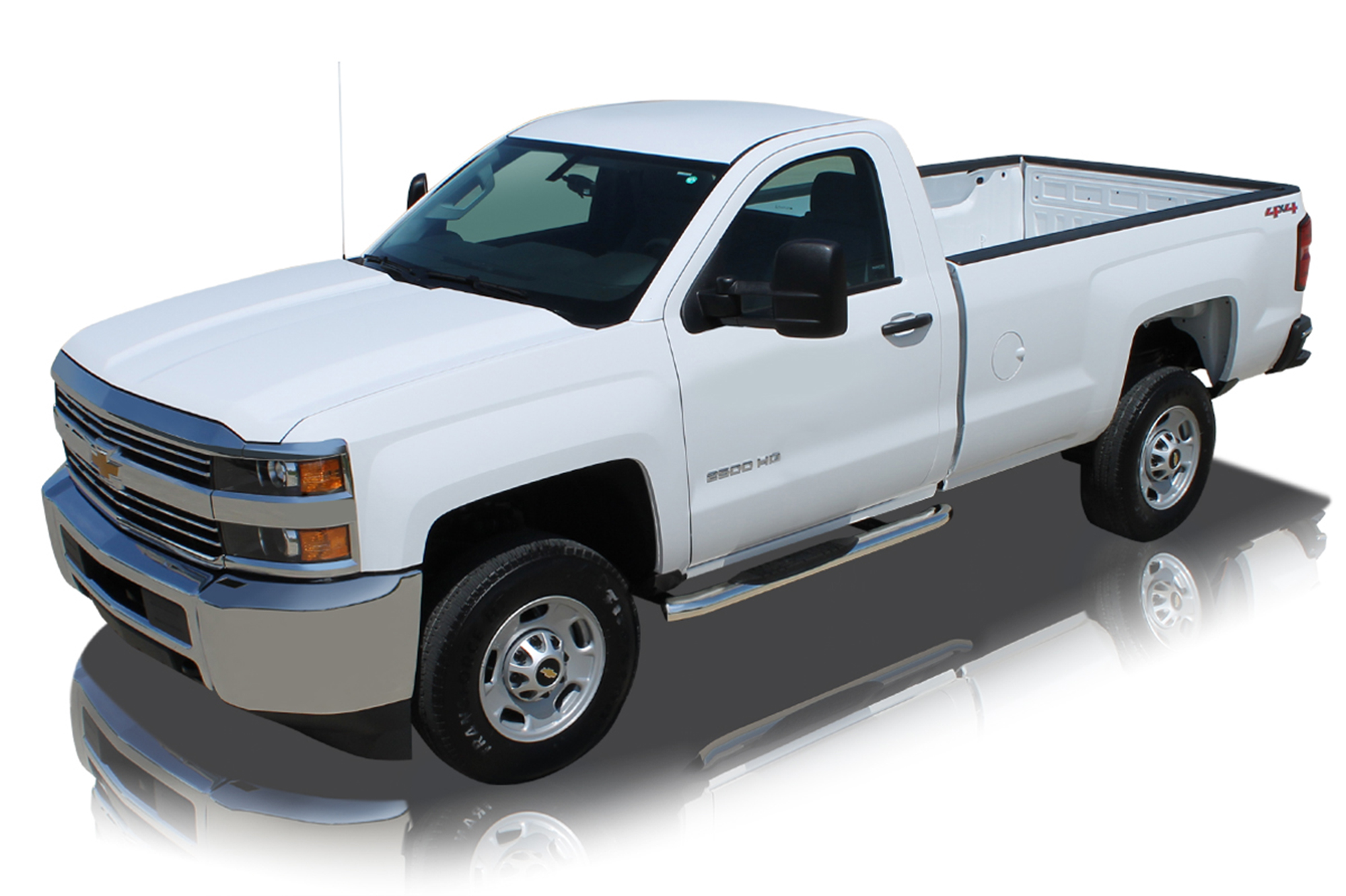 Raptor Series 1602-0101 5 OE Style Curved Oval Step Bars Polished ...