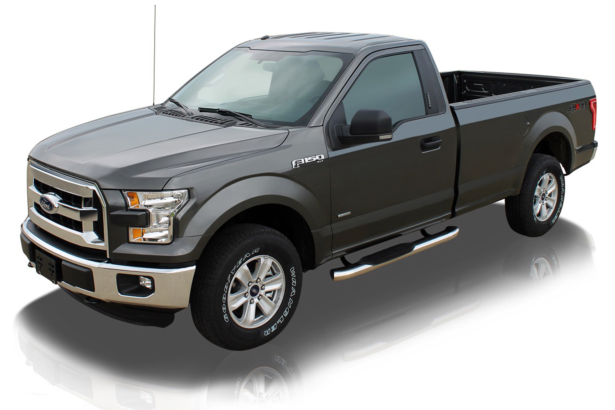 Raptor Series 1603-0135 5 OE Style Curved Oval Step Bars Polished ...