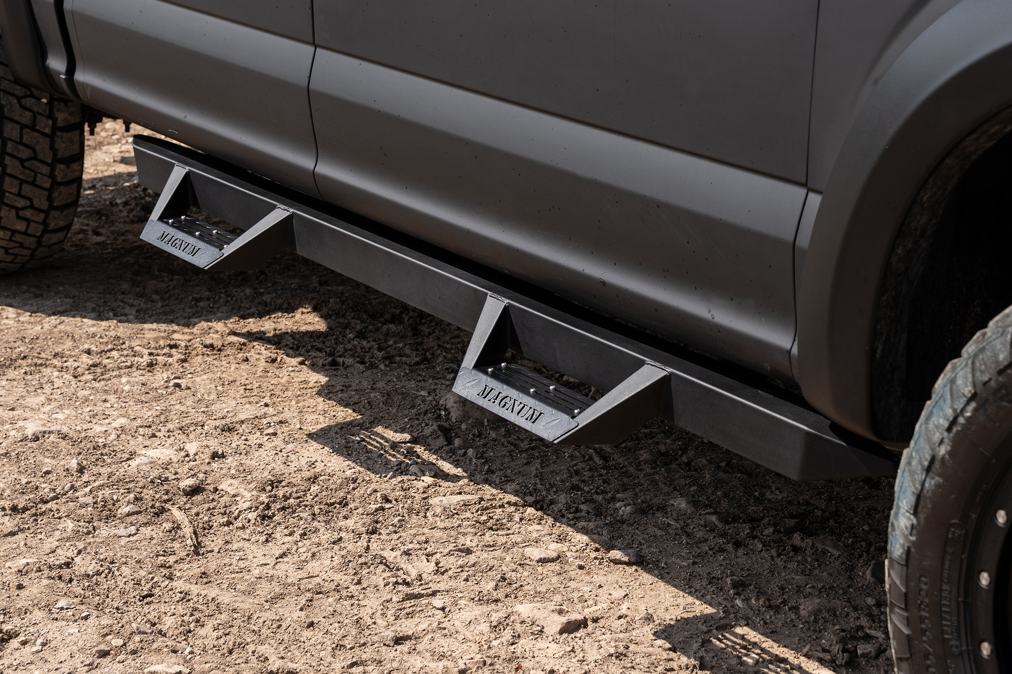 Raptor Series RTS22FD Magnum RT Drop Steps Black Textured Alloy Steel