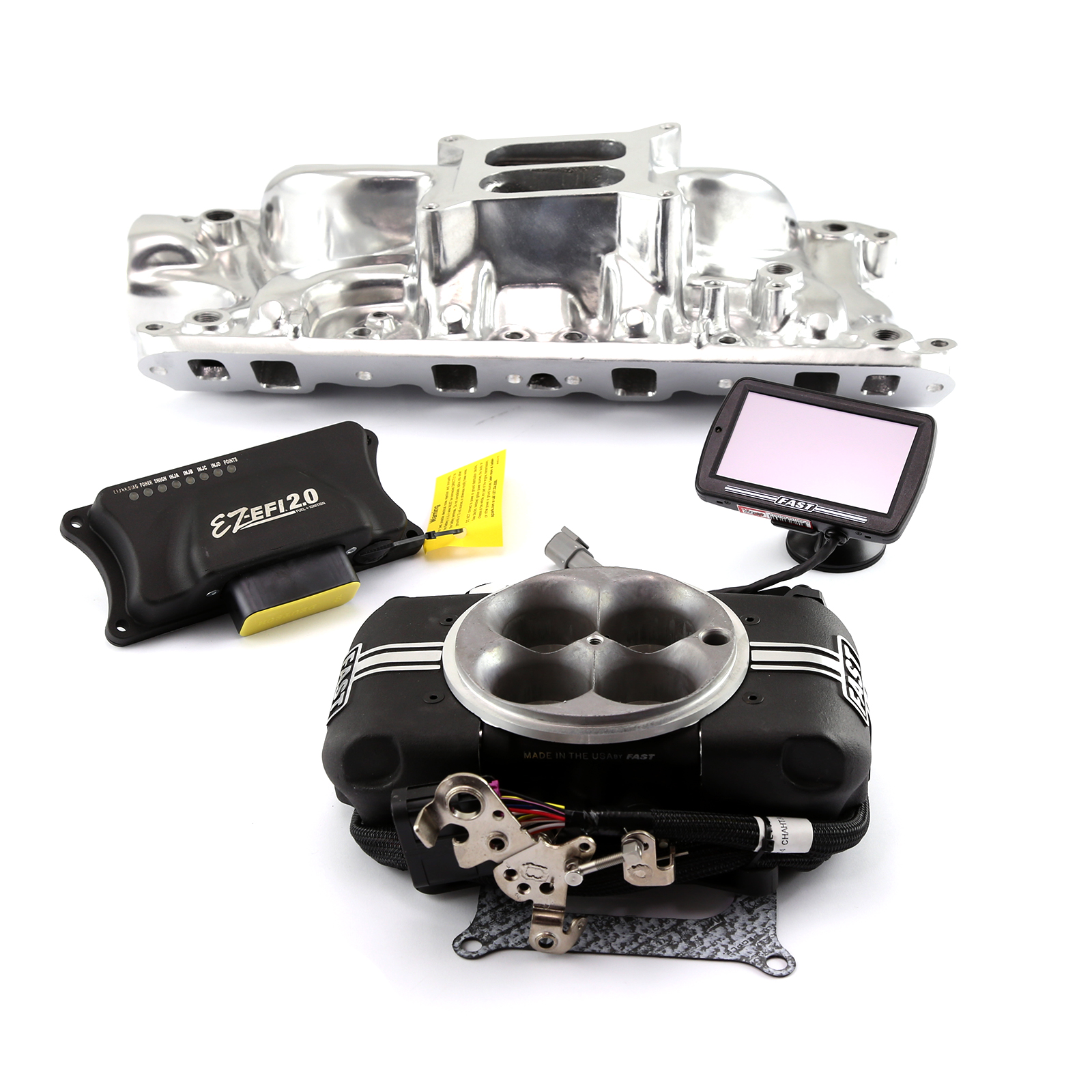 Speedmaster PCE135.1037 Polished Intake & 30400 FAST EZ-EFI 2.0 Self ...