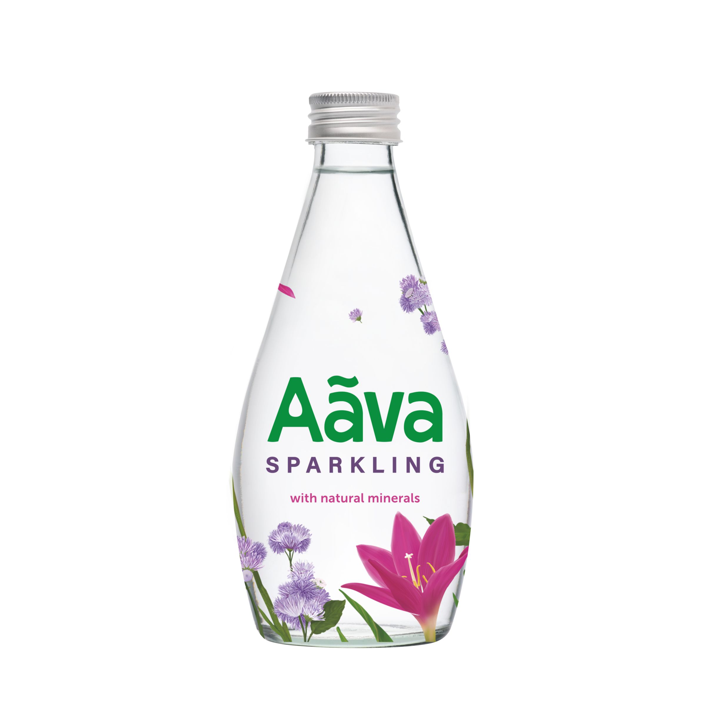Buy Aava Sparkling Water in Glass Bottles | Pack of 80 bottles - Aava Water