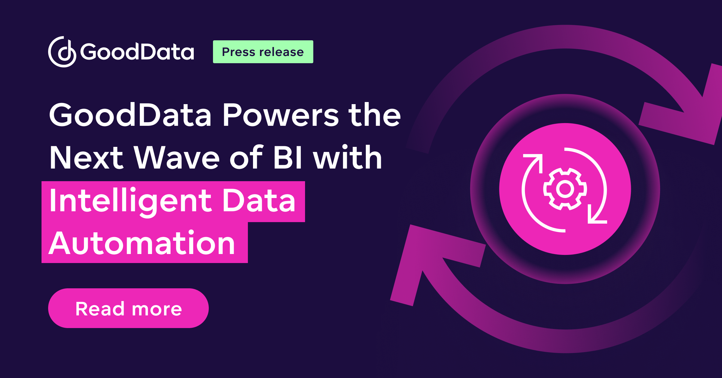 GoodData Powers the Next Wave of BI With Intelligent Data Automation