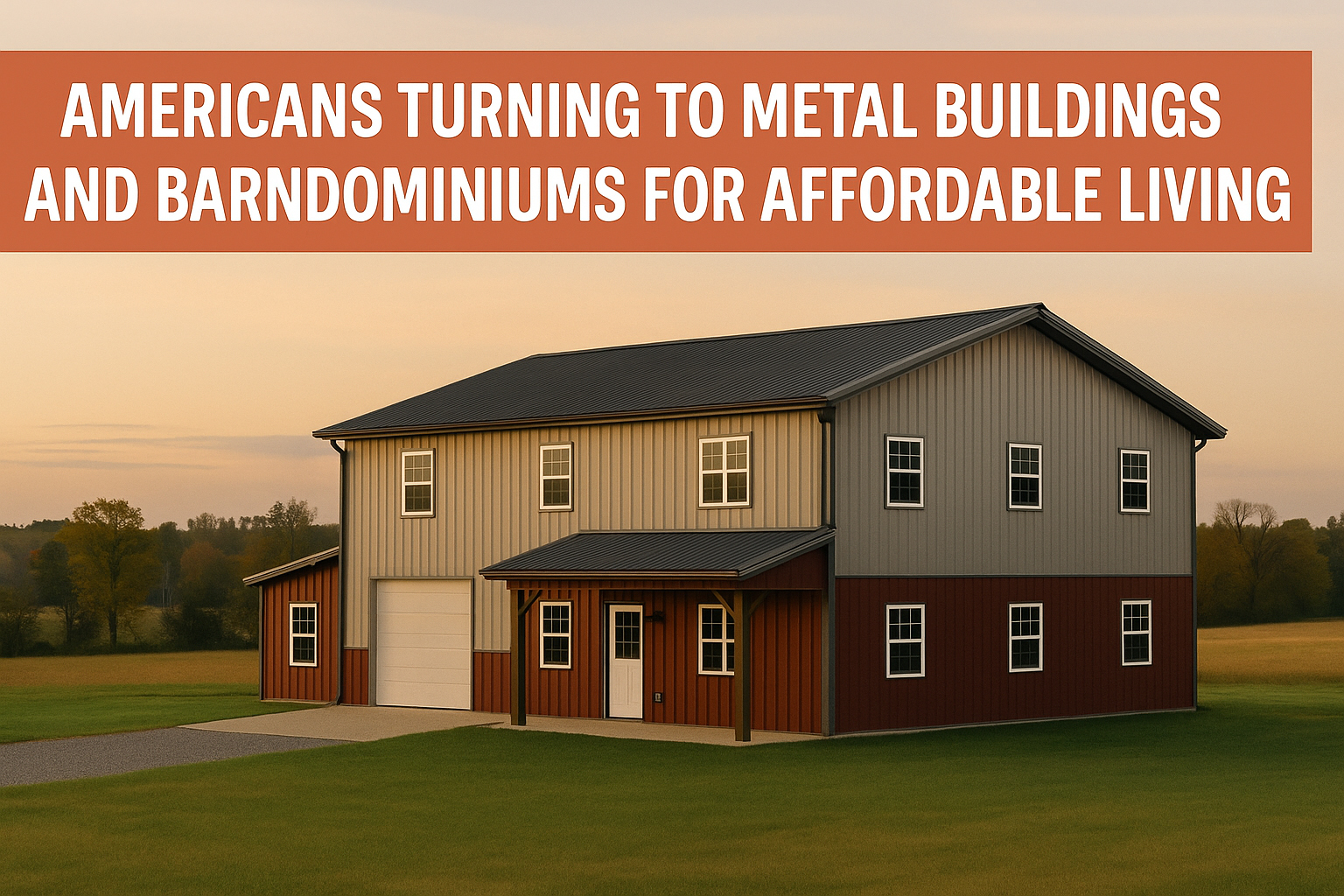 Americans Turning to Metal Buildings for Affordable Living