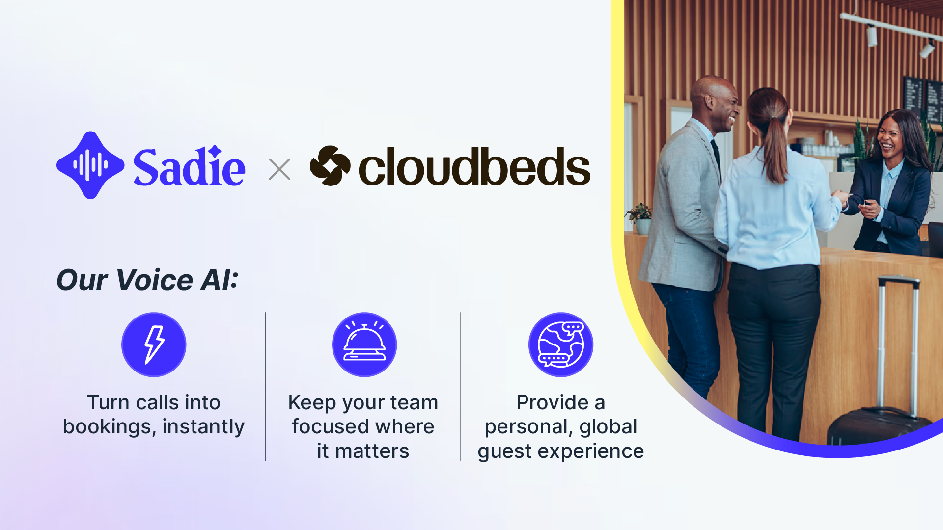 Sadie Launches Cloudbeds Integration to Automate Guest Calls and ...