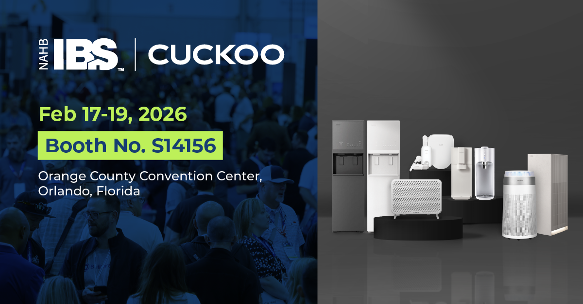 CUCKOO to Make International Builders' Show Debut Highlighting Advanced ...