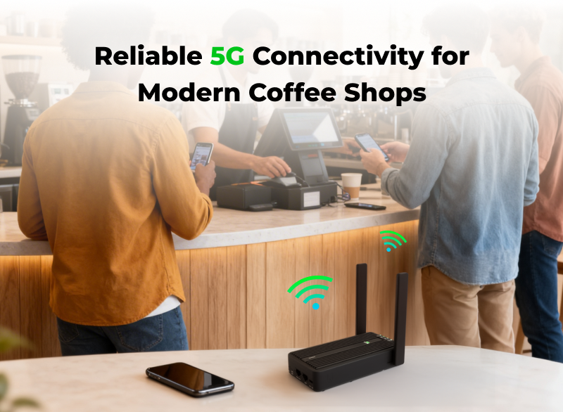 New 5G Router CR602 Helps U.S. Coffee Shops Improve Connectivity and ...