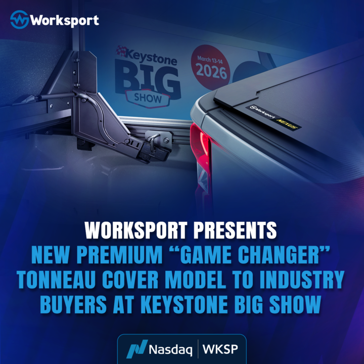 Worksport Presents New Premium "Game Changer" Tonneau Cover Model to ...