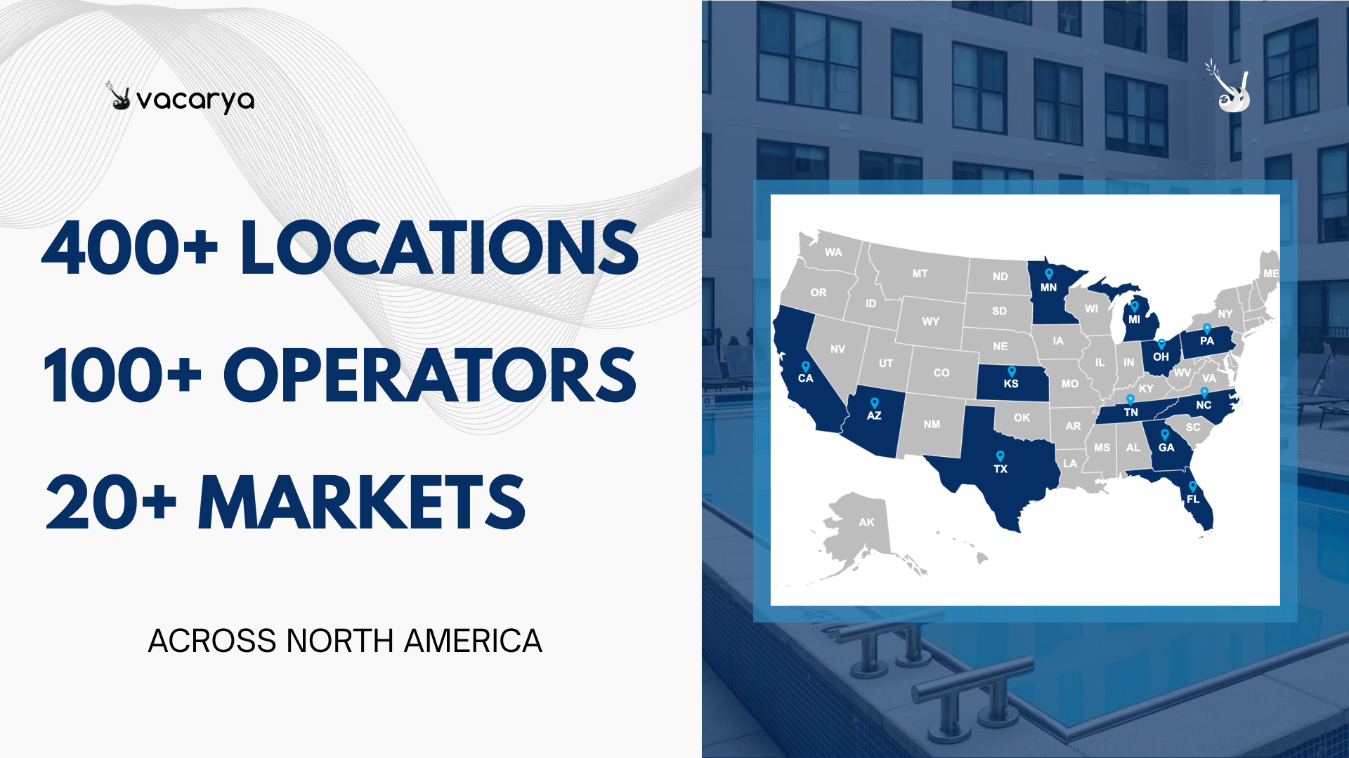 Vacarya Reaches 400 Properties Across North America