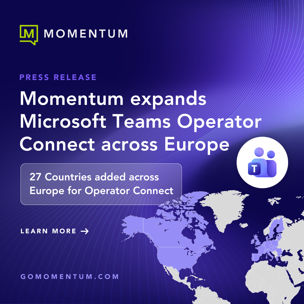 Momentum Expands MS Teams Operator Connect Across Europe