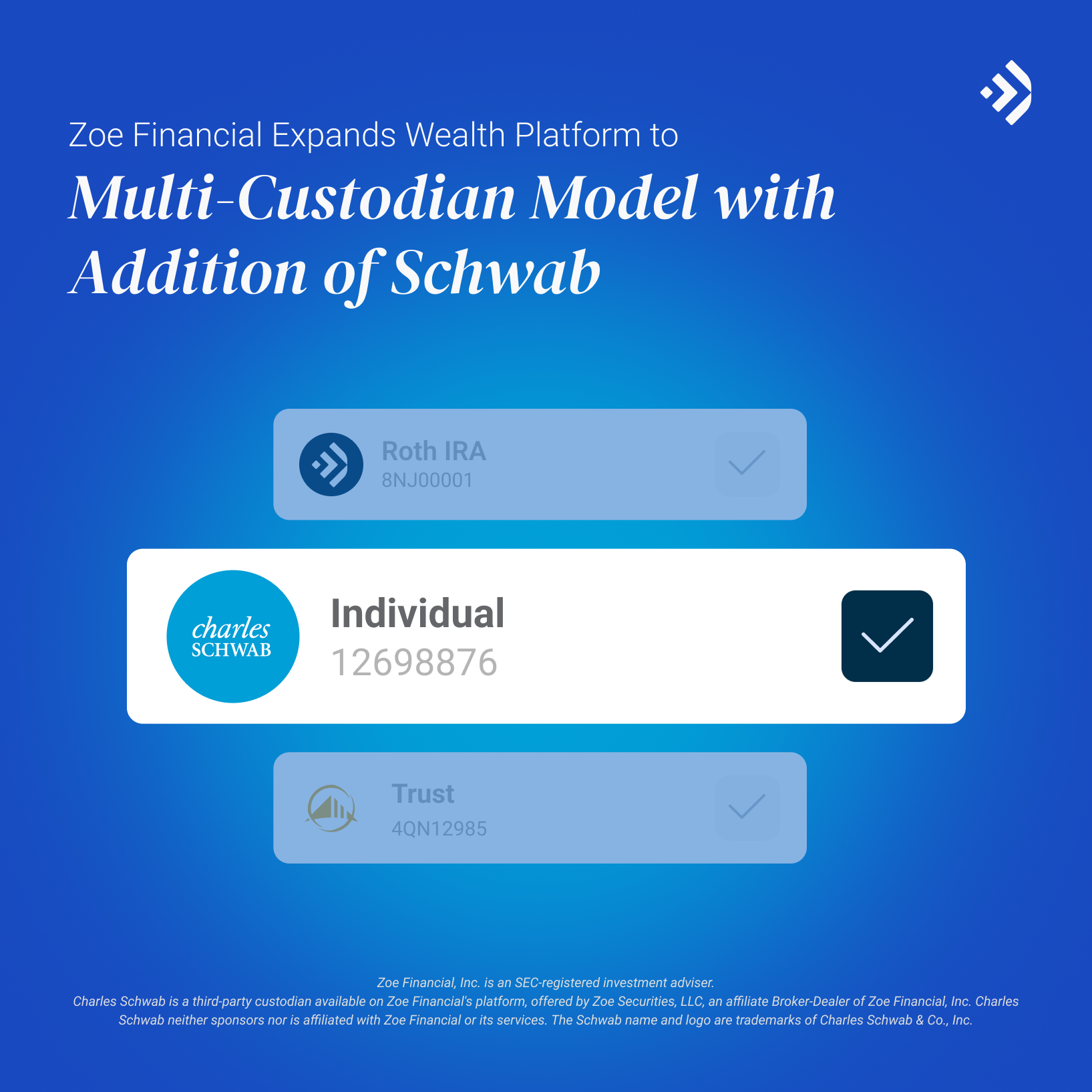 Zoe Financial Expands Wealth Platform to Multi-Custodian Model With ...