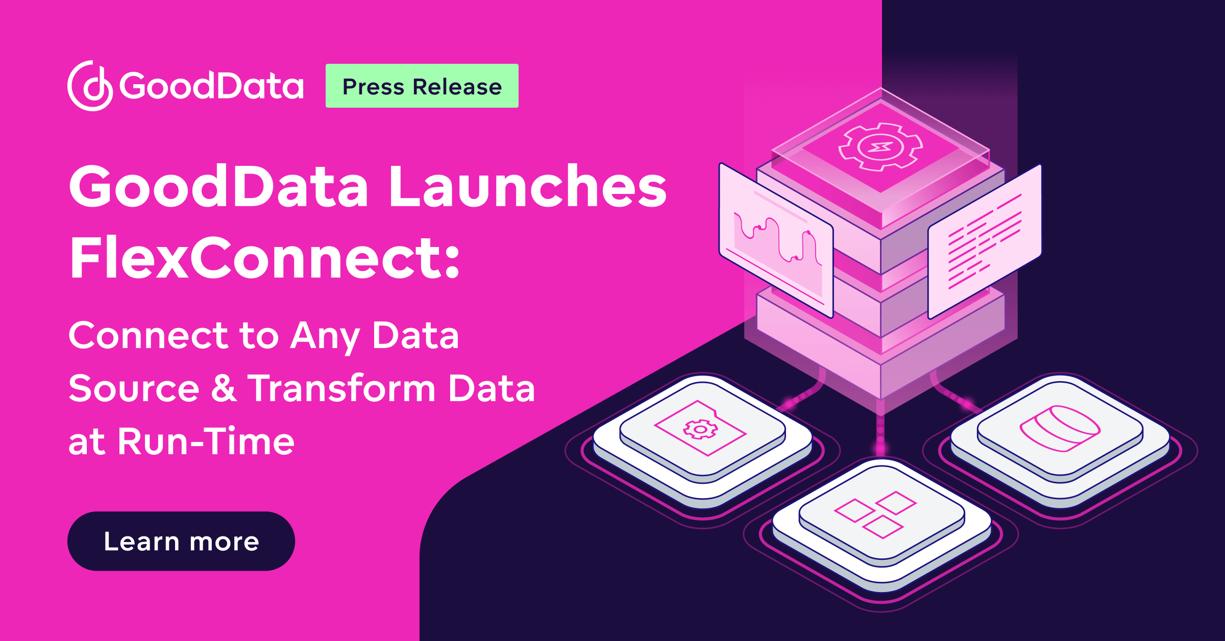 GoodData lanza FlexConnect: conectarse a fuentes de datos y transformar ...