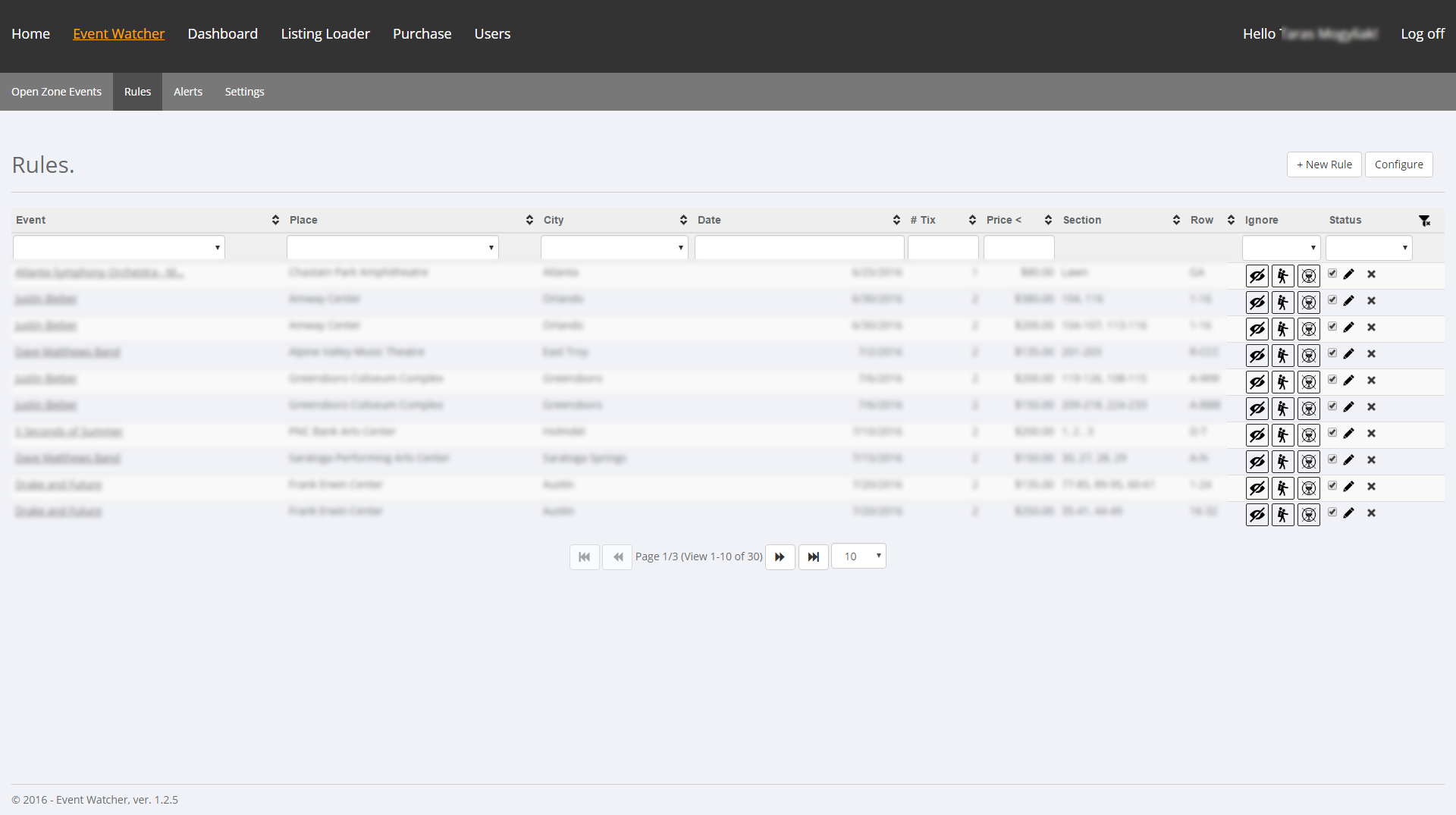 Event Watcher - Neadevis solution - Aciety