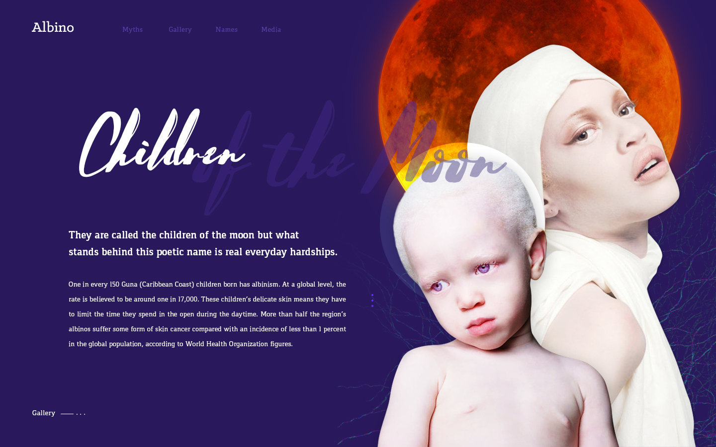 Albino concept - Loonar Studios solution - Aciety