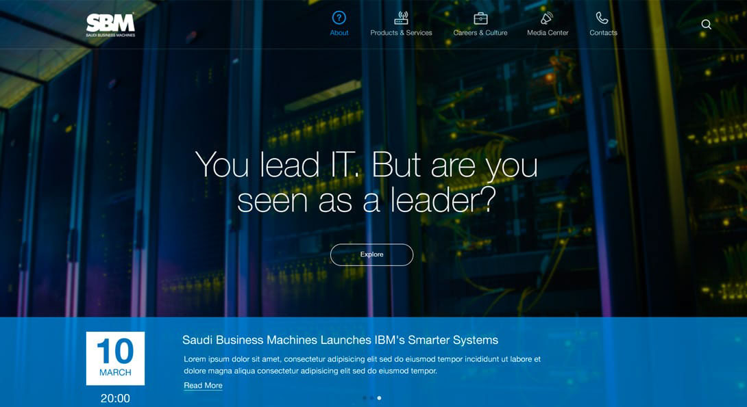 SBM web site - Loonar Studios solution | Aciety SBM web site - Loonar Studios solution | Aciety