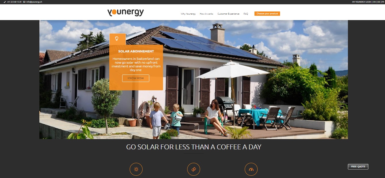 Younergy - Web-Peppers solution - Aciety
