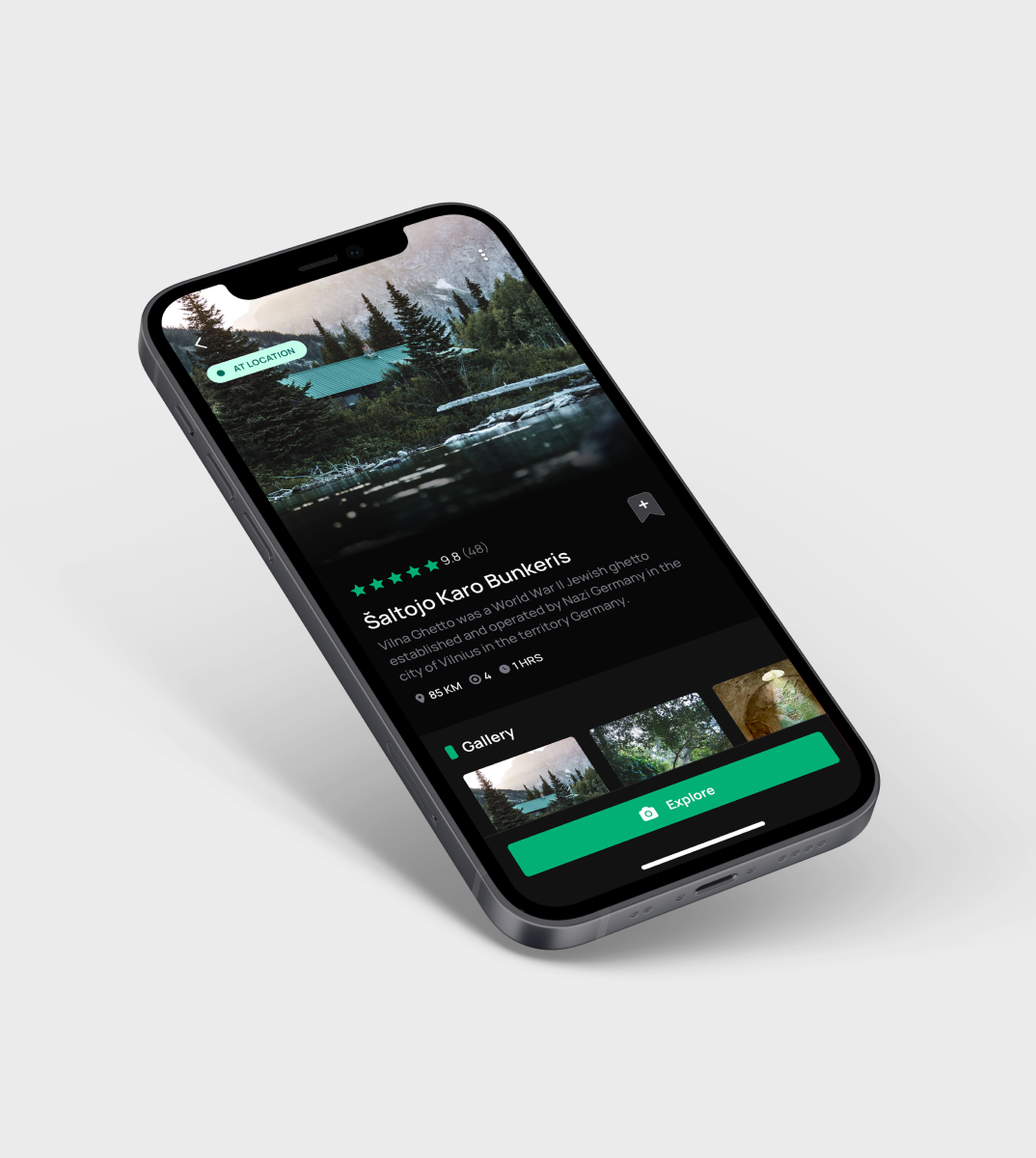 Exploration app with an augmented reality tour guide - UX/UI design ... Exploration app with an augmented reality tour guide - UX/UI design ...