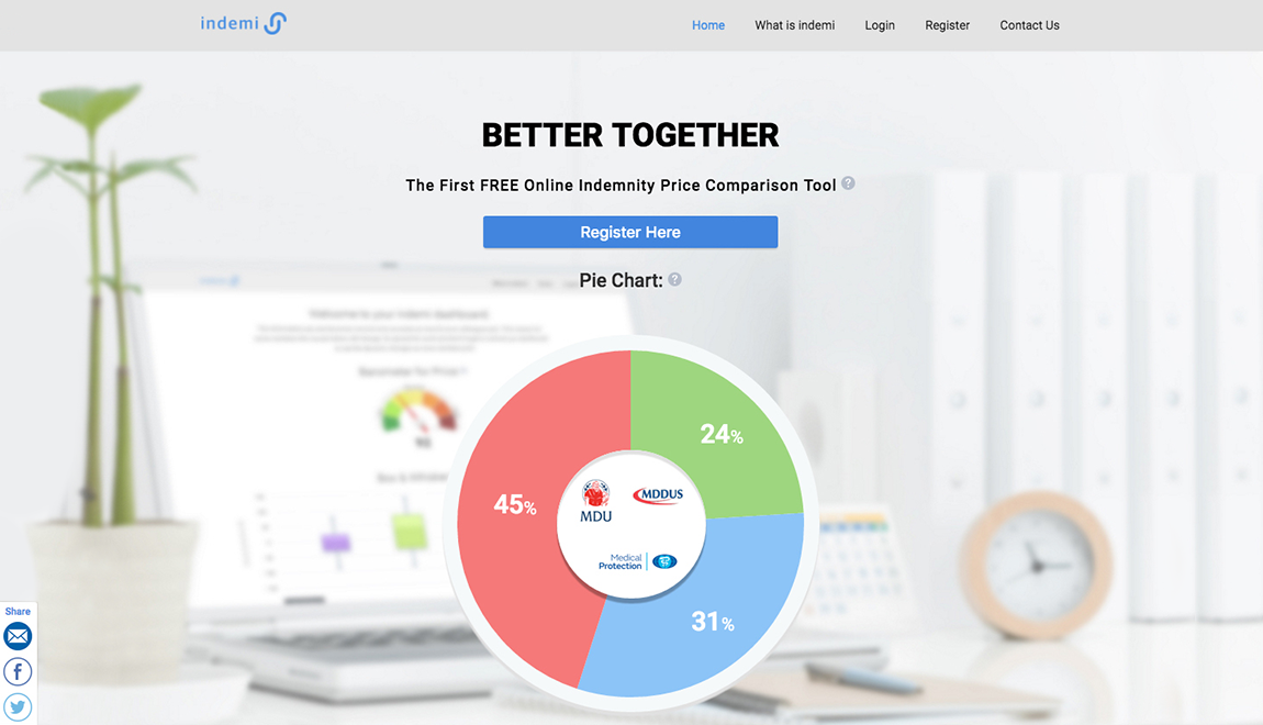 Indemnity Insurance Comparison Tool - Dashbouquet Development solution ...