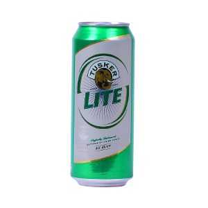 Tusker Beer Lite Can 500ml - Afriven