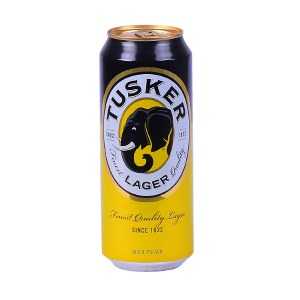 Tusker Lager Can 500ml - Afriven