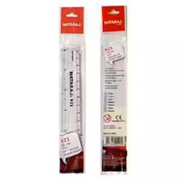 Nataraj Ruler – clear 15 Cm – PKT (10pcs) - Afriven